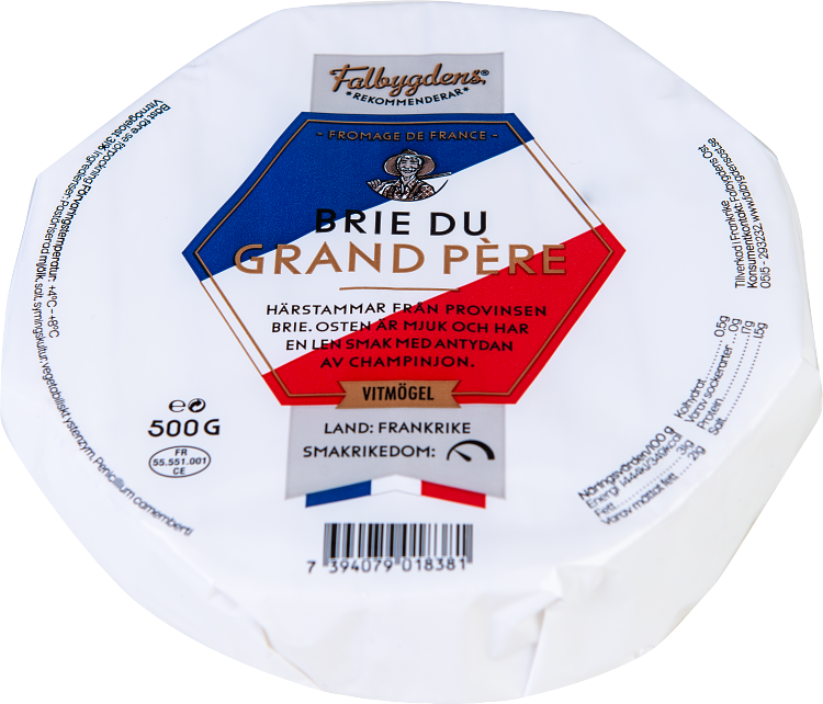 Brie du grand père vitmögelost 500 g | Falbygdens Ost